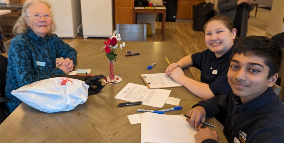 Teens, seniors take Time to Talk through LCSNW Santa for Seniors ...